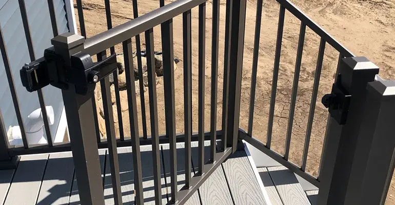 How to Build and Install a Deck Gate Outside? | EVODEK